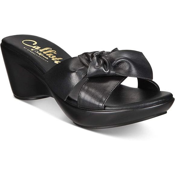 Callisto | Shoes | Callisto Womens Catriona Wedge Sandals Black 9m ...